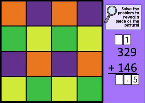 3 Digit Addition Halloween Boom Cards by 3rd Grade Engaged | TpT