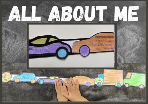 All About Me Car Theme Great for Classroom Decorations Back to School
