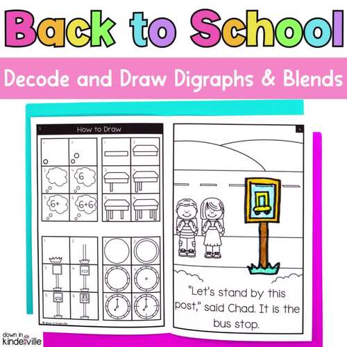 *HALF OFF Back to School Decodable Readers Digraphs Blends Decode and ...