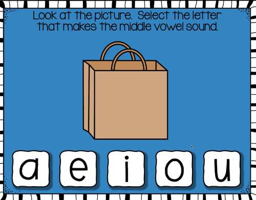 Middle Sounds Digital Center for Google Slides™ by K is for Kinderrific