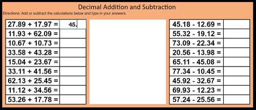 Halloween Pumpkin Bat Decimal Addition and Subtraction Pixel Art ...