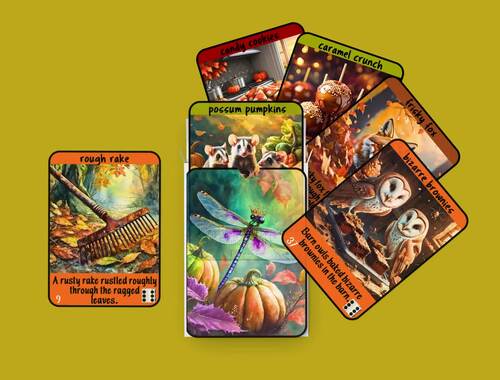 Autumn Fall Tongue Twister Speech Therapy Articulation Game Cards Older ...