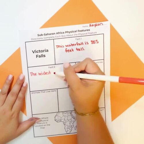 Physical Features of Sub-Saharan Africa Research Activities for World ...