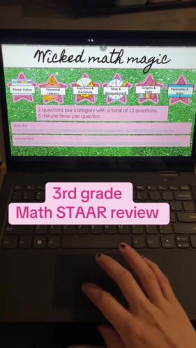 3rd grade Math STAAR review by Growing with Flores | TPT
