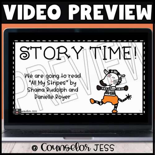 All My Stripes Classroom Lesson on Autism Acceptance by Counselor Jess