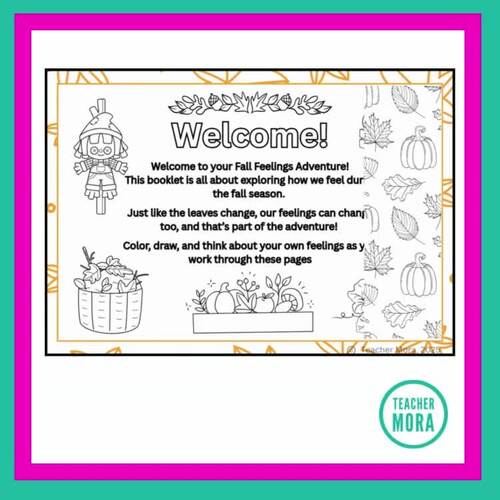 My Feelings Adventure Book - Fall - Autumn Edition - Emotions by ...