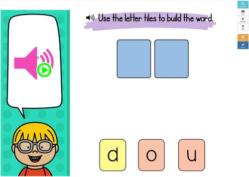 Level 1 | Unit 5 | Trick Words | SPELLING & RECOGNITION | BOOM CARDS™