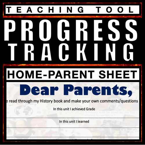 Progress Tracking Sheet | Student–Parent Tracker | Gr 5-10 | TPT