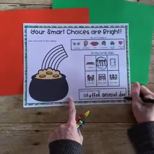 March Classroom Management Board | Whole Class Incentive | Print & Digital