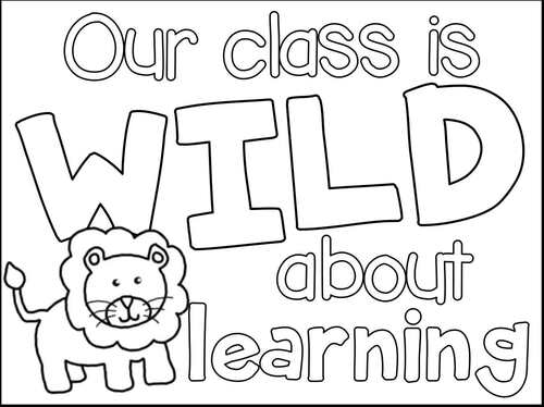 Cute Animals Back to School Bulletin Board- Our class is WILD about ...