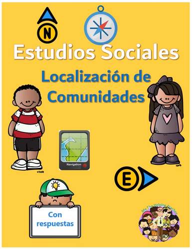 Estudios Sociales Localización de Comunidades PDF by Me The Helping Teacher