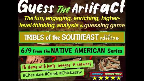 Native Americans (Northeast) “Guess the artifact” game: PPT w pictures ...
