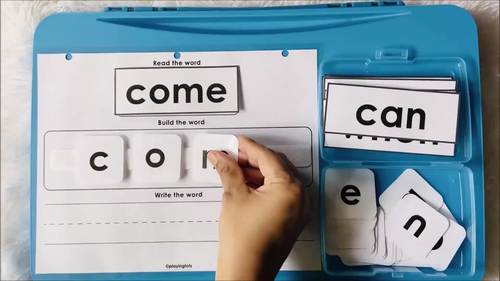 Sight Words Activity, Build and Write Sight Word, Sight Words Practice