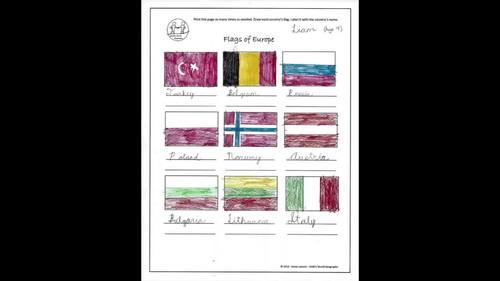 Montessori Maps & Research - Europe by Child's World Geography | TPT