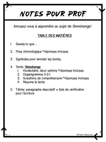 High interest French reading activities and comprehension by Franco ...