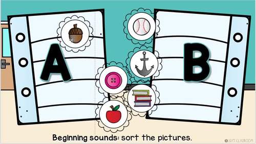 BACK TO SCHOOL Theme BEGINNING SOUNDS -ONLINE Distance Learn Google ...