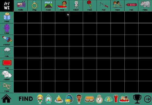 Hide & Seek Speech - Articulation Game - Camping Theme - PPT & Boom Cards™