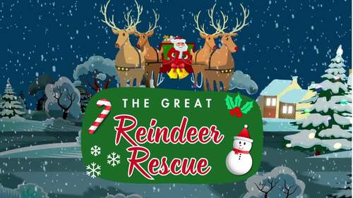 The Great Reindeer Rescue | 2nd Grade Holiday Math Mystery | Number Sense