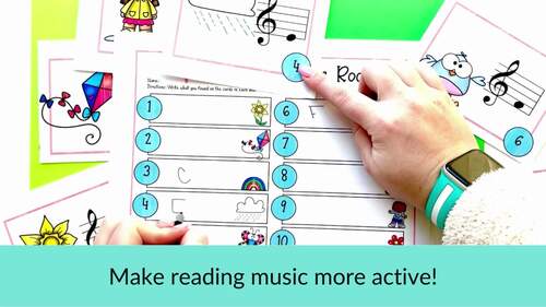 Lunar New Year Treble Clef Write the Room for Elementary Music Lessons