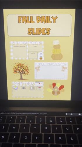 Seasonal Daily Slides *EDITABLE* by Kenzie's Kiddos | TPT
