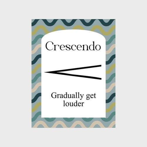 Poster Pack: Dynamics by Lauren's Orchestra Room | TPT