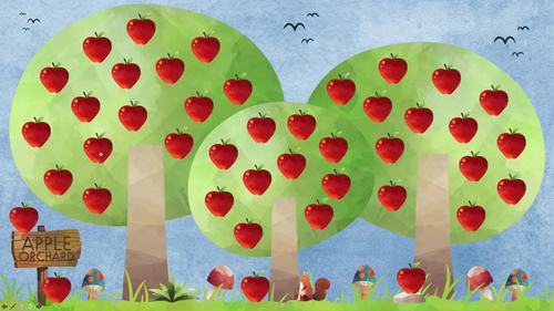 Rhythm Reading Game - Apple Tree - Quarter Eighth Rest Zee by ...