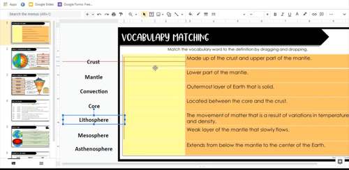 Earth's Layers Google Slides™ and Print Activities by Secondary Sparks