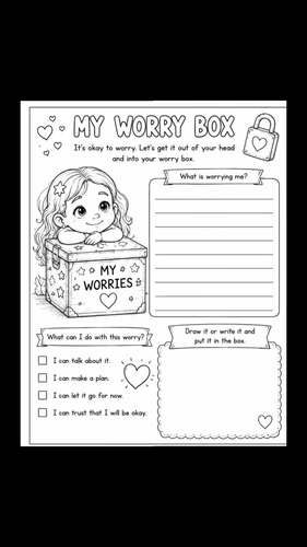 Managing Big Feelings SEL Activities | Worry & Anxiety Coping Skills ...