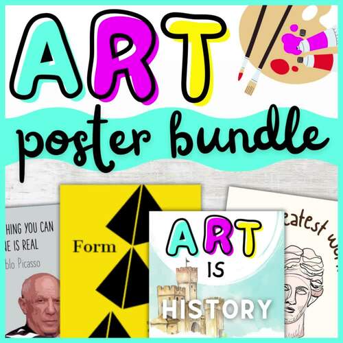 Art Class Posters | Art Classroom Decor Back to School Bulletin Board ...