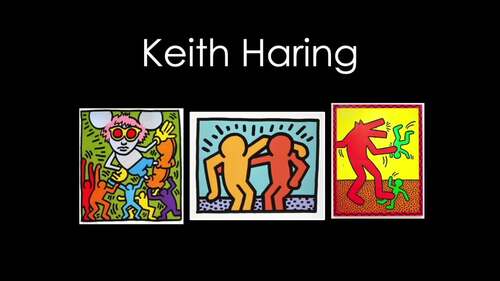 Keith Haring Editable Powerpoint & 3 Sketchbook Prompt Bundle | TPT