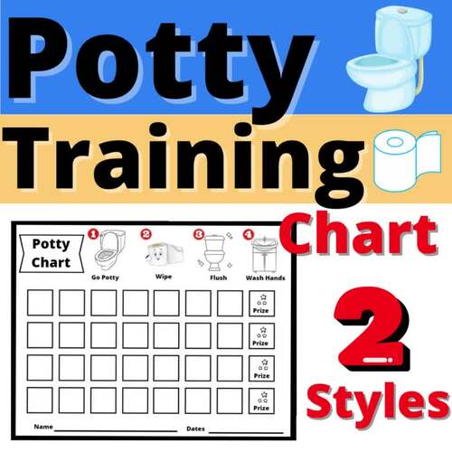 Potty Training Chart Schedule and Posters Preschool Resource Toddler ...