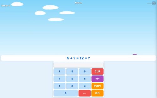 1st Grade Addition & Subtraction Math Game | No Prep Chromebook Game