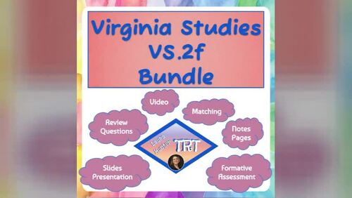 Virginia Studies VS.2f Bundle (Virginia Archaeology) | TPT