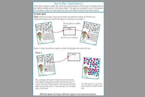 Christmas Math / December Themed Addition and Subtraction Games | TPT