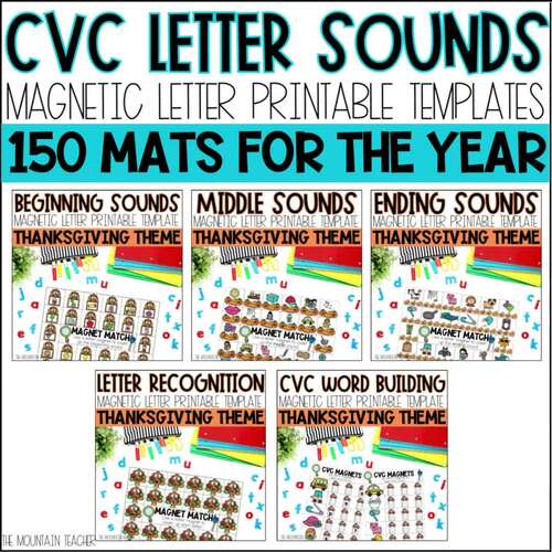 150 Magnetic Letter Cookie Sheet Letter Recognition to CVC Words Activities