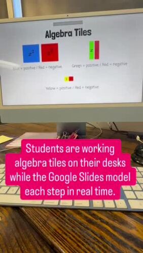 Algebra Tiles: Adding & Subtracting Polynomials - Google Slides ...