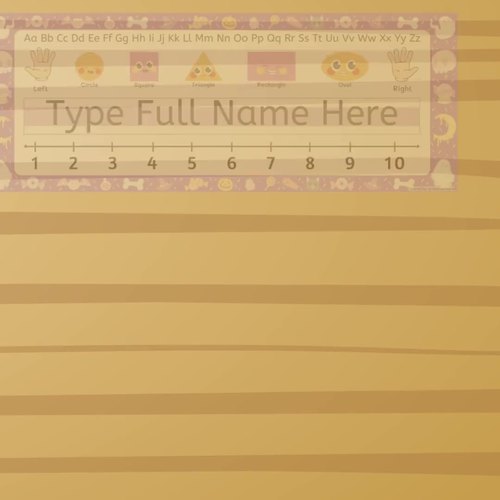 Student Desk Name Plates / Tags! Spooky Little Halloween Theme for Pre-K