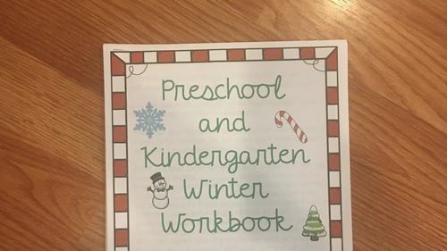 Preschool and Kindergarten Winter Workbook and Christmas Preschool Busy ...