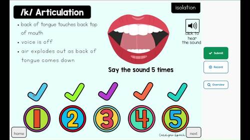 G & K Articulation Drill Decks on BOOM™ - Isolation, Initial, Medial, Final