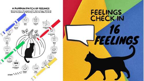 Identify Feelings, Triggers, Perspective Taking - Pumpkin & Black Cat ...