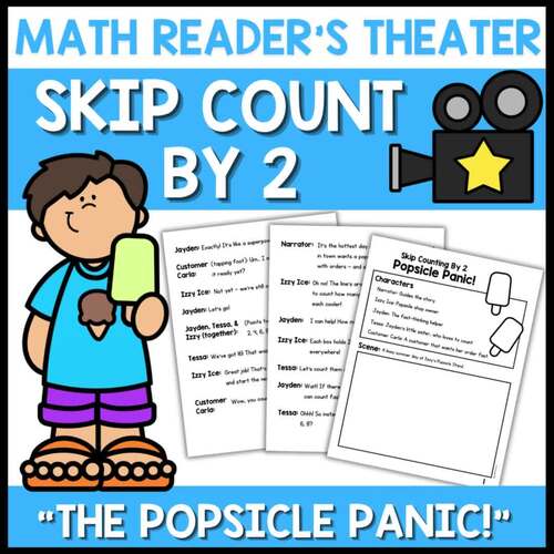 Skip Counting by 2 Reader's Theater Math Skit Real Life Problems ...