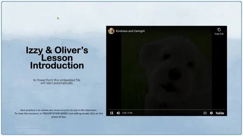 Ready to use Caring Kindness Social-emotional SEL Lesson 3 vid + activity