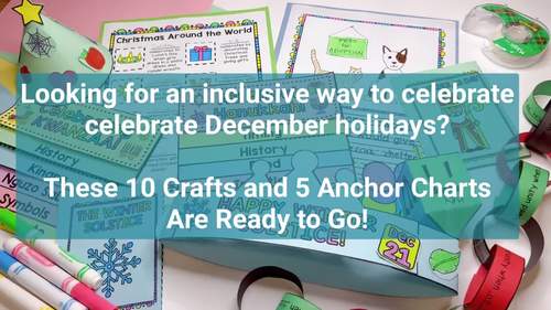 Holidays From Around the World December Activity Bundle by ...