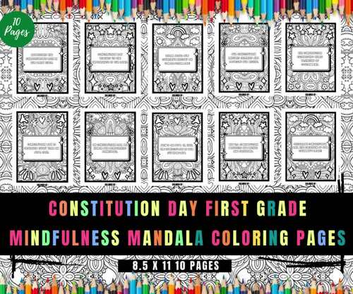 Constitution Day Activities First Grade, Facts Activities Coloring Pages