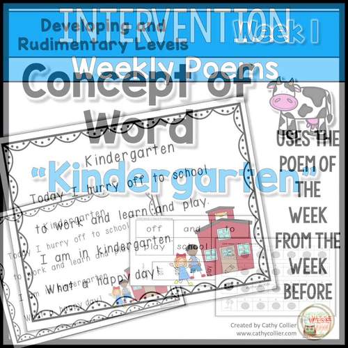Concept of Word Virginia SOLs History BUNDLE | Intervention | Reading ...