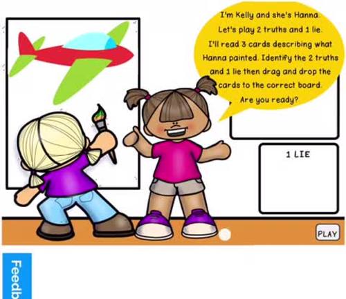 Describing and Inferencing Boom Deck WITH AUDIO by Busy Bee Montessori