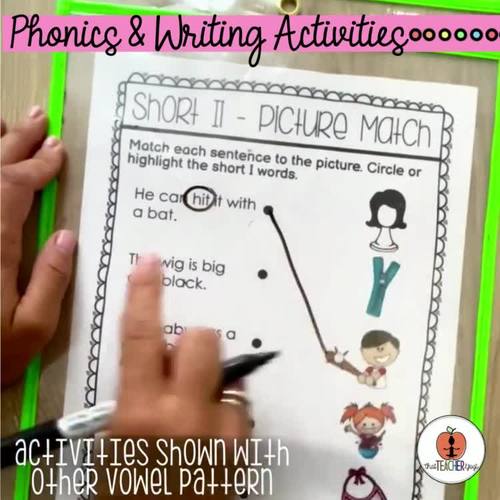 Short Vowel Oo | Phonics & Writing Activities by That Teacher Yogi