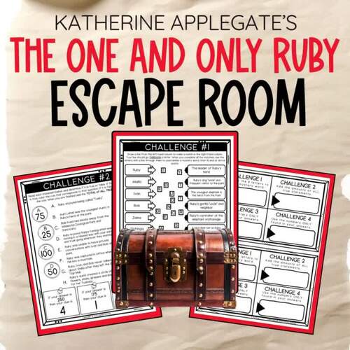 The One and Only Ruby by Katherine Applegate Game Bundle | TPT