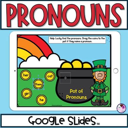 St. Patrick's Day Grammar Practice Personal & Possessive Pronouns ...