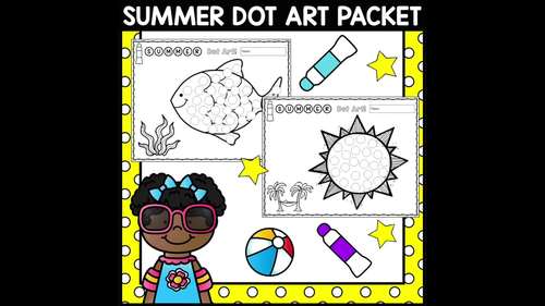 *BUNDLE* Dot Marker Art Pages - 4 Seasons - Spring, Summer, Fall, Winter